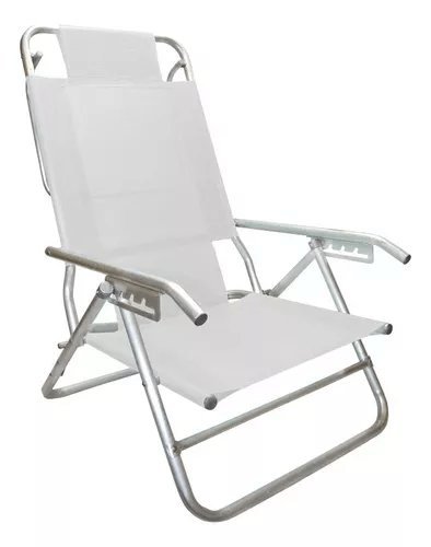 Reposera Playera DESCANSAR Alumimio 5 Posiciones